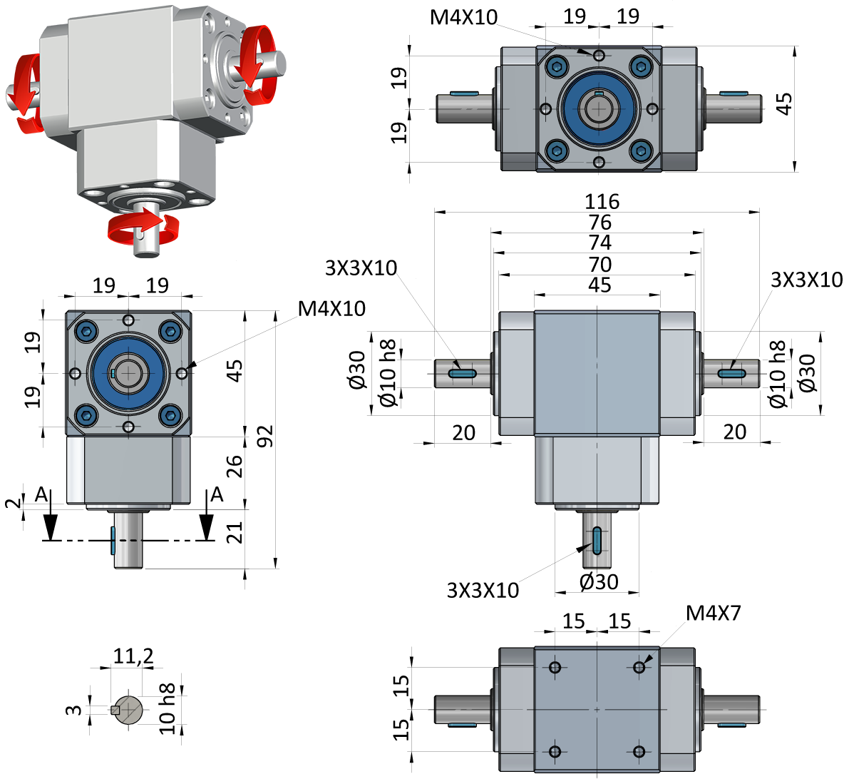 66/5UC Rinvio ad angolo per uso continuo - Rinvii angolari e rinvii ...